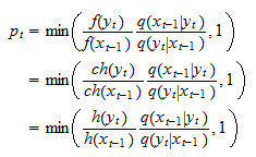 Metropolis Hastings algorithm