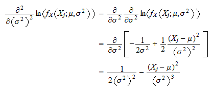 Normal distribution - Maximum likelihood estimation